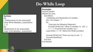 Looping statements | PPTX