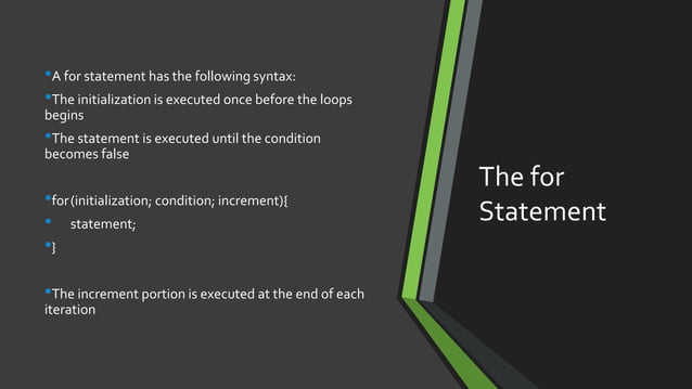 Looping statements | PPT