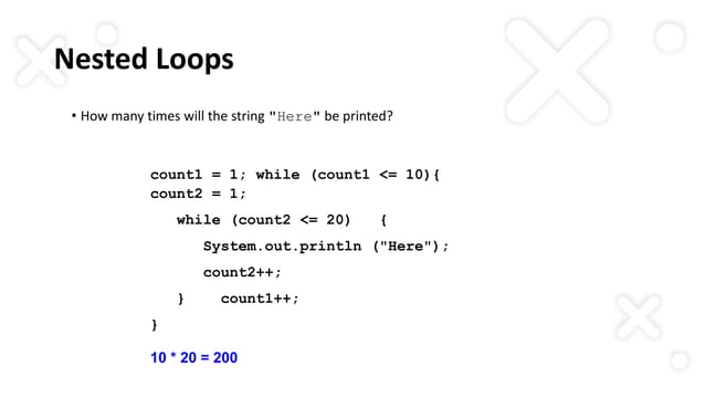 Looping statements | PPT