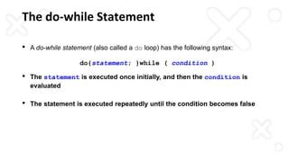 Looping statements | PPTX | Programming Languages | Computing