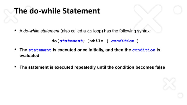 Looping statements | PPT