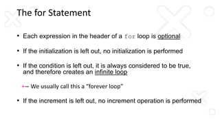 Looping statements | PPTX | Programming Languages | Computing