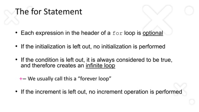 Looping statements | PPT