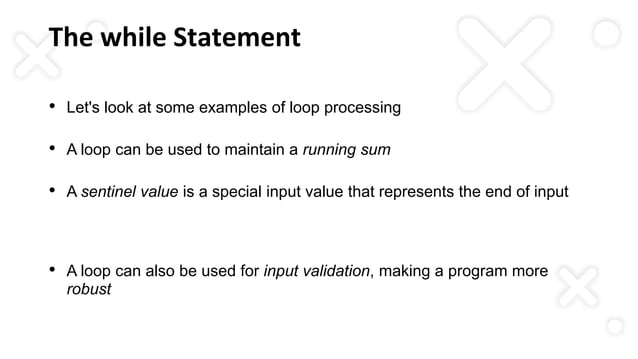 Looping statements | PPT