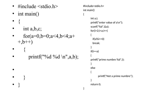 Looping Statements C Language Basics Ppt With Example Pptx Programming Languages Computing