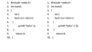 Looping statements.pptx for basic in c language | PPTX