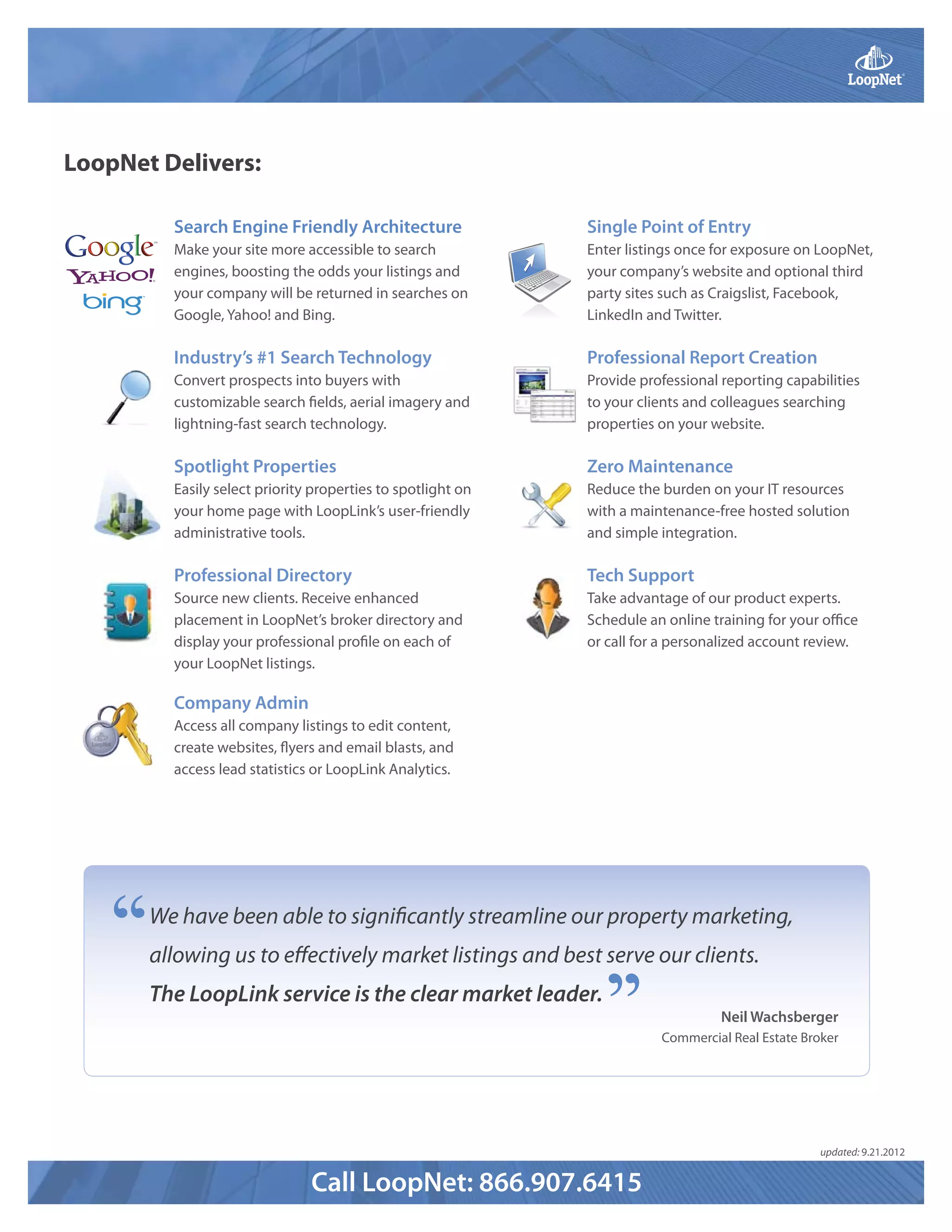 Loop link brochure | PDF