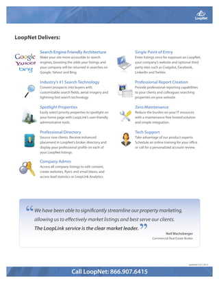 Loop link brochure | PDF