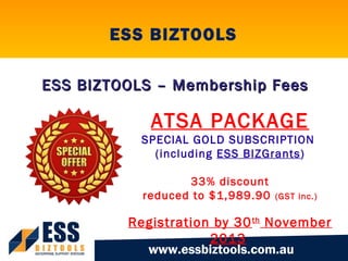 ESS BIZTOOLS Overview - Great Opportunities from Digital Disruption | PPT