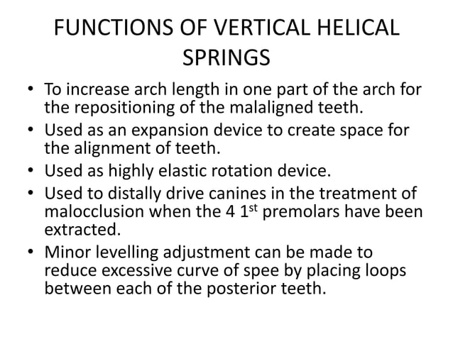 Loops In Orthodontics T Loop Bull Loop Vertical Loop Mushroom Loop Stop Loop Pptx Dental