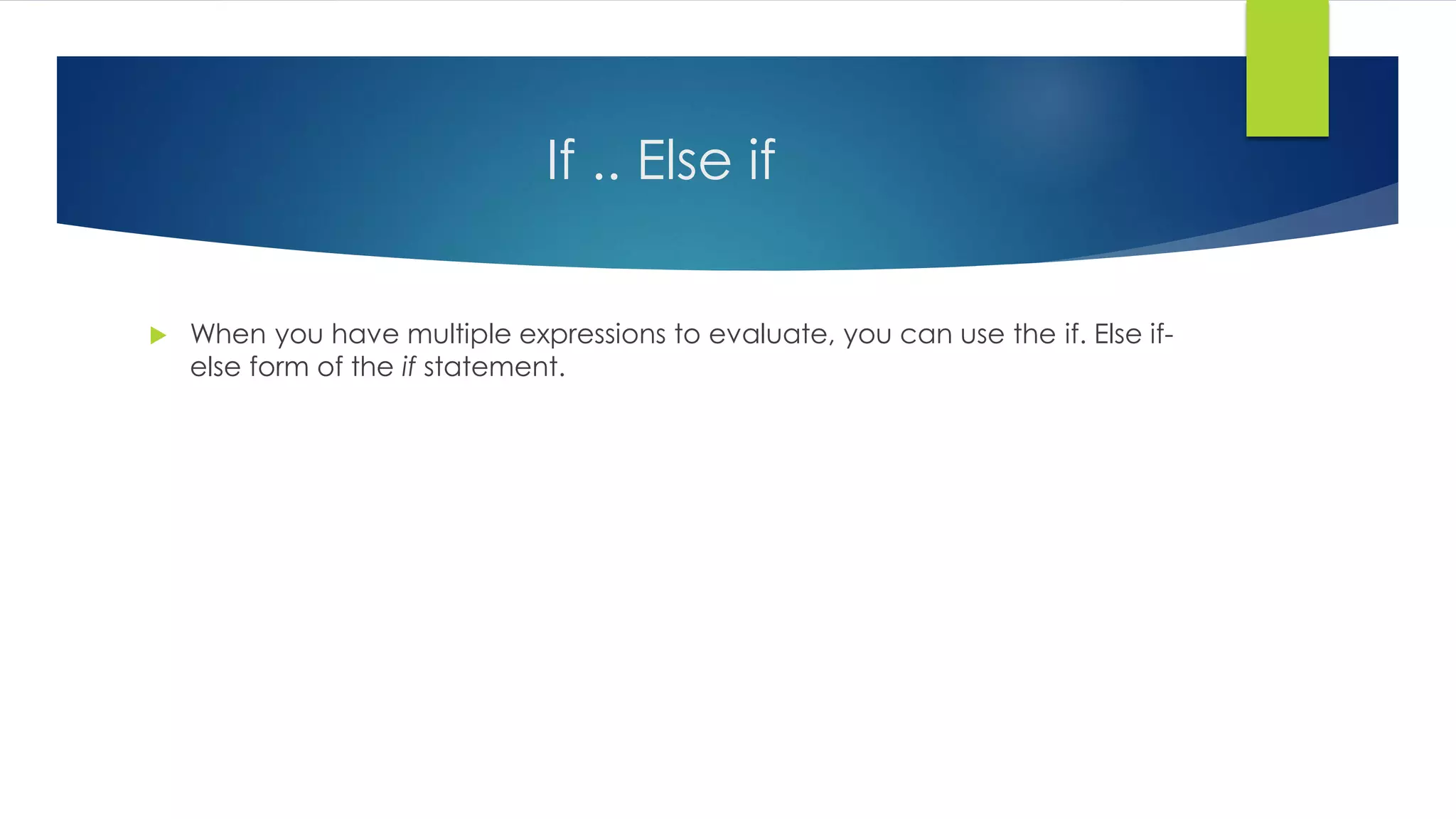 Loops And Conditional Statements Ppt