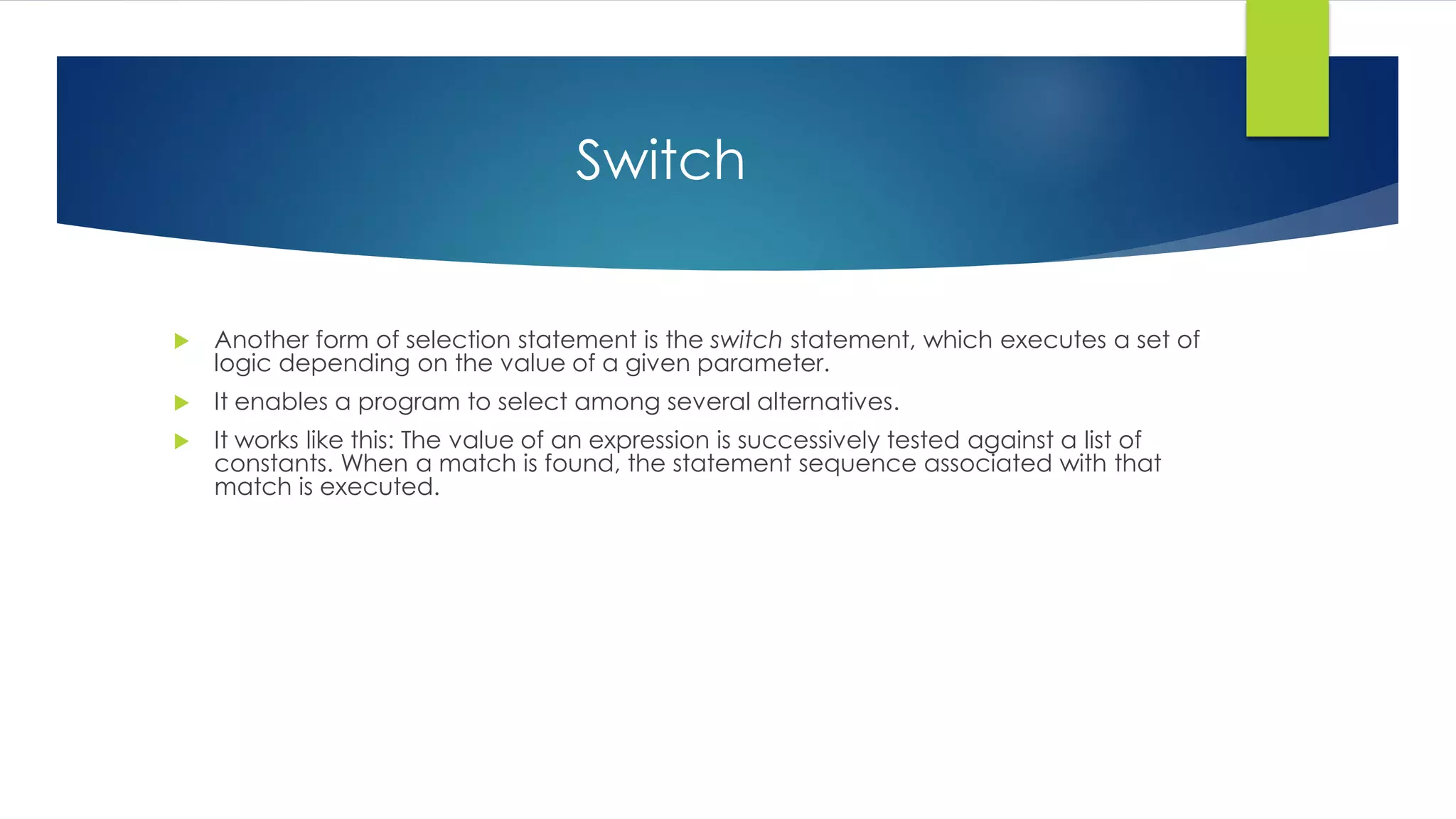 Loops and conditional statements | PPT Loops and conditional statements | PPT