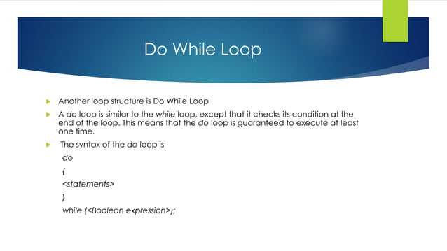Loops and conditional statements | PPT Loops and conditional statements | PPT