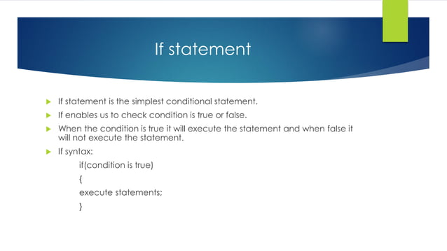 Loops and conditional statements | PDF | Programming Languages | Computing