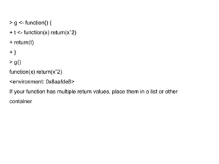 Loops and functions in r | PPT