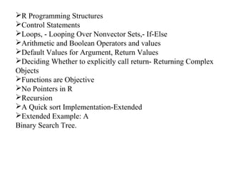 Loops and functions in r | PPT