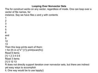 Loops and functions in r | PPT