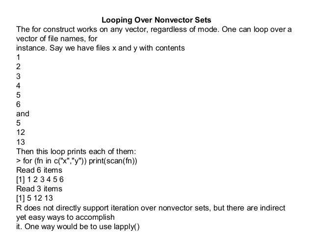 How to use a for loop in r - psawekindle