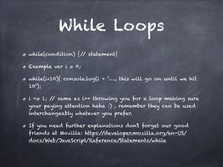 Loops in JavaScript | PDF