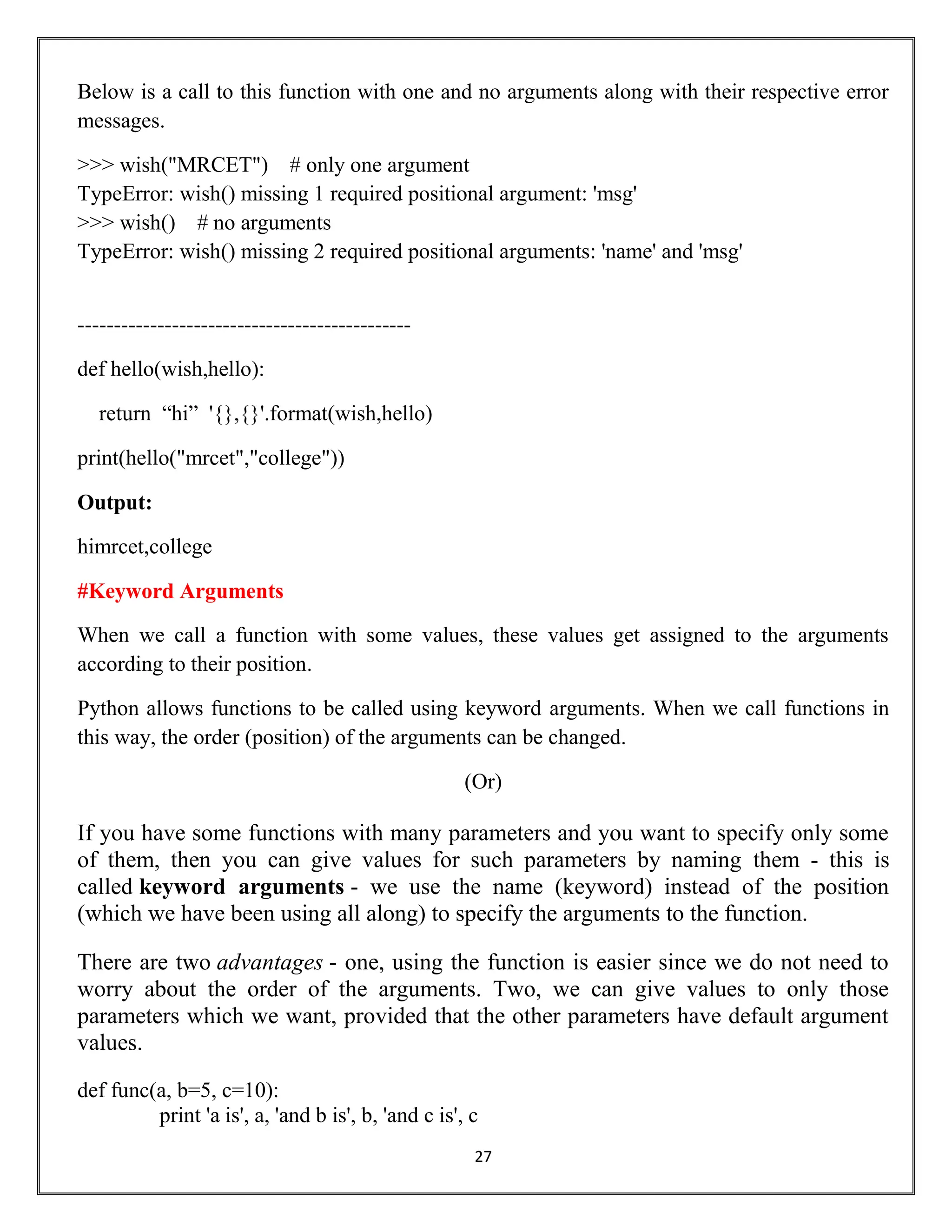 python control structrers for ,while,if 1 | PDF