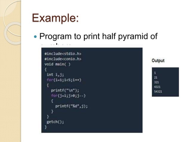 Loops in c language | PPT