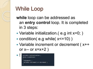 Loops in c language | PPT