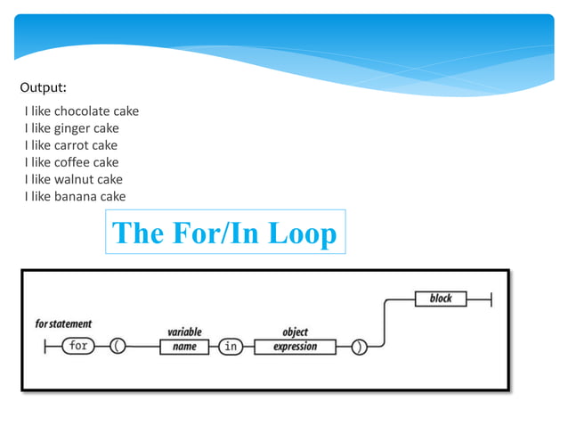 Loops in java script | PPTX