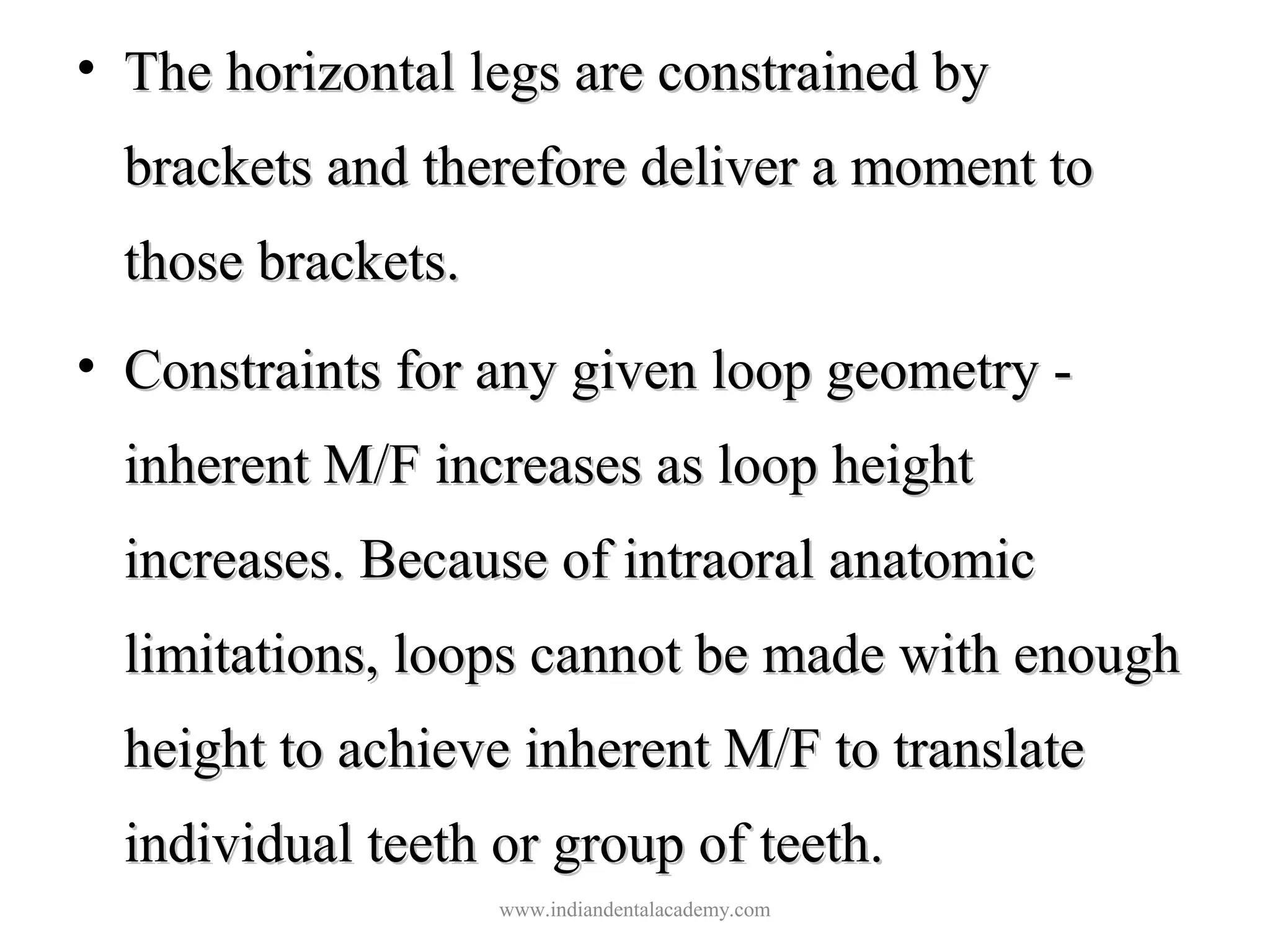 Loops in orthodontics /certified fixed orthodontic courses by Indian ...