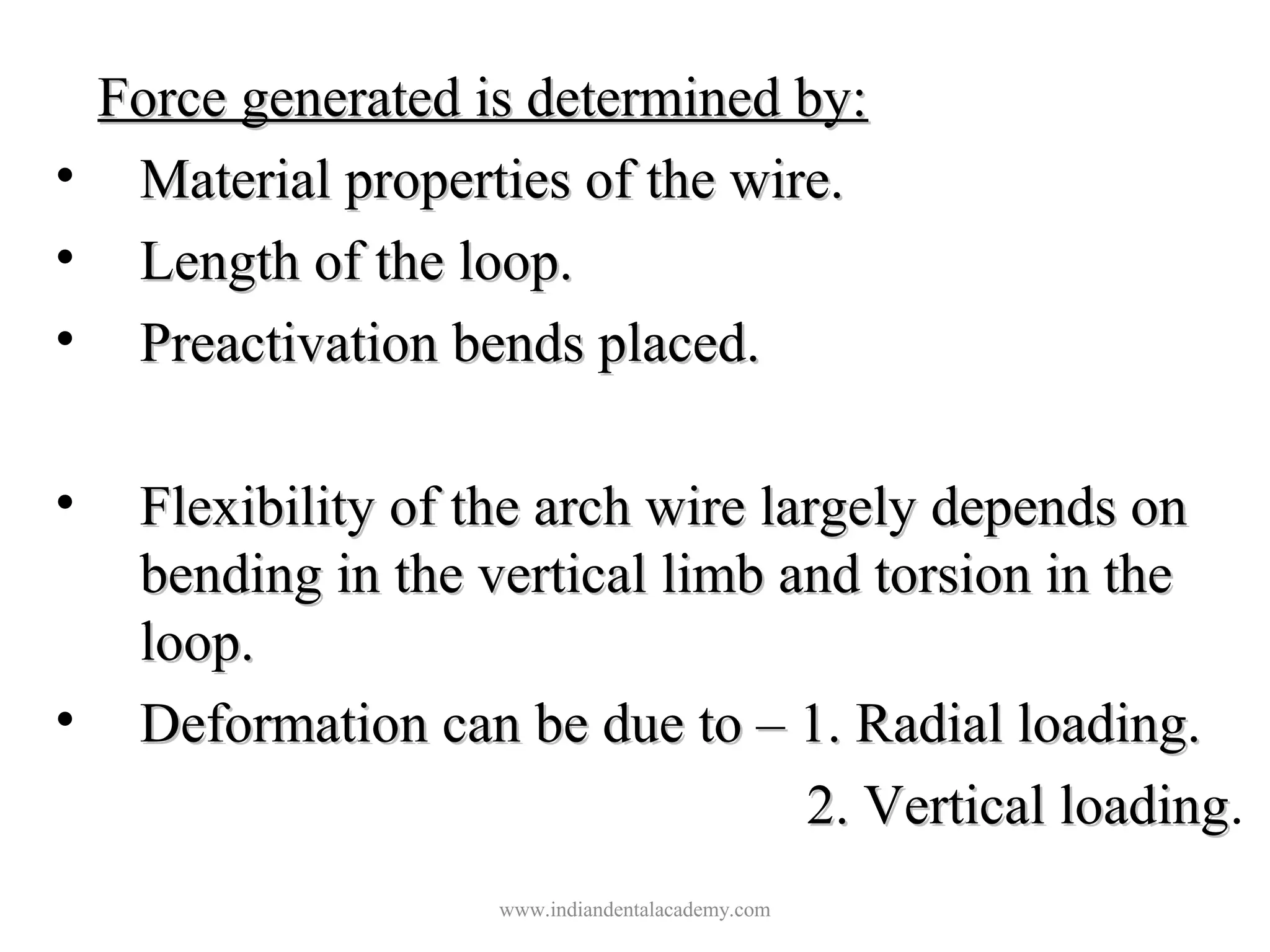 Loops in orthodontics /certified fixed orthodontic courses by Indian ...