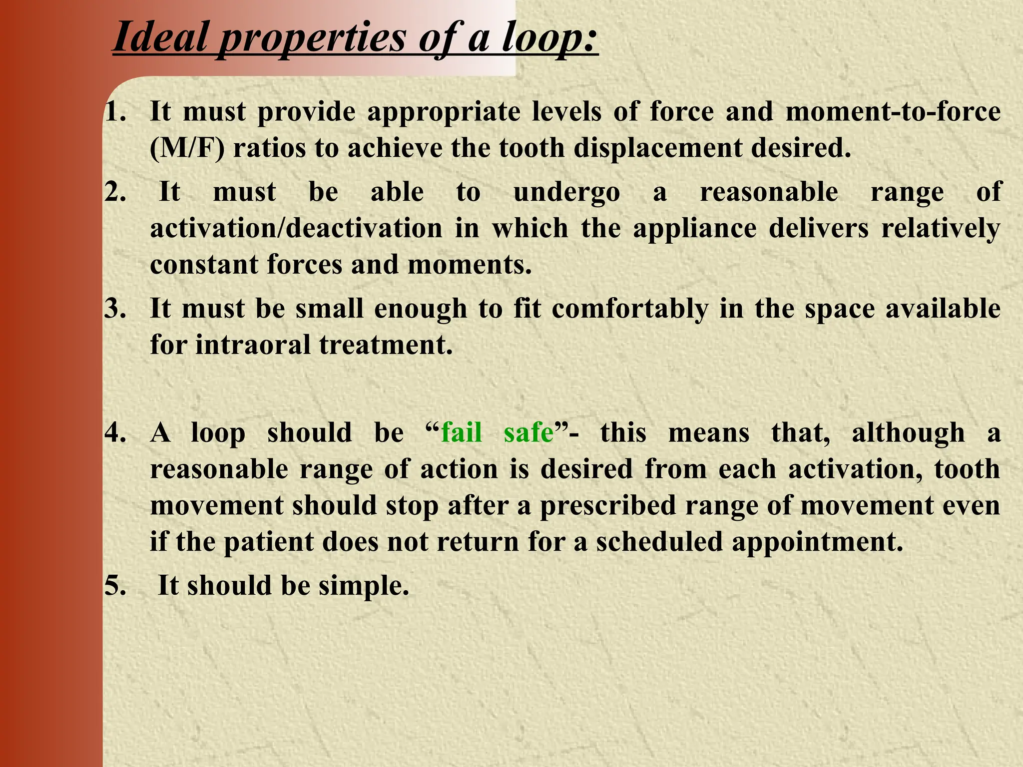 Loops in orthodontics and its uses [Autosaved]..ppt