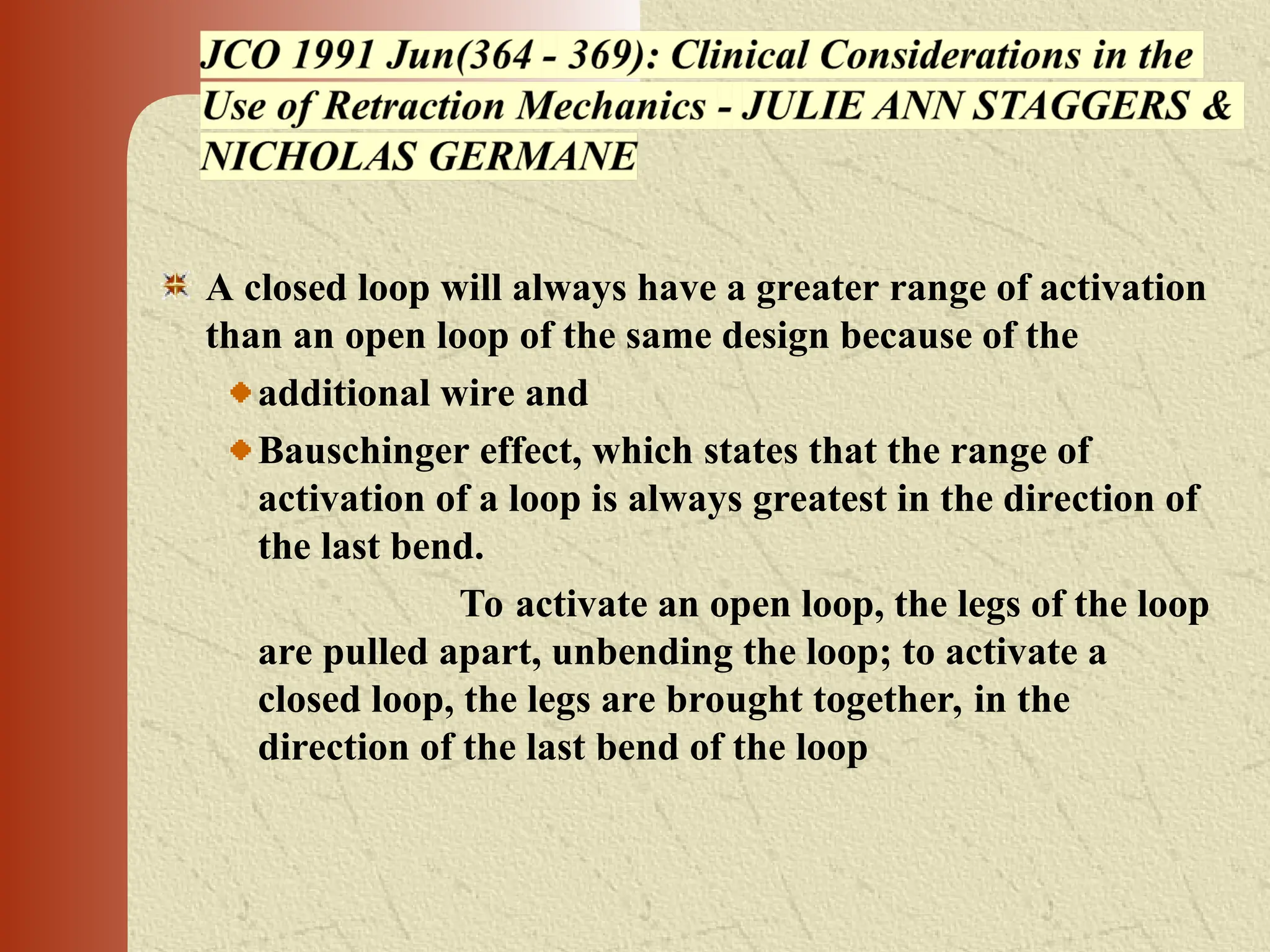Loops in orthodontics and its uses [Autosaved]..ppt
