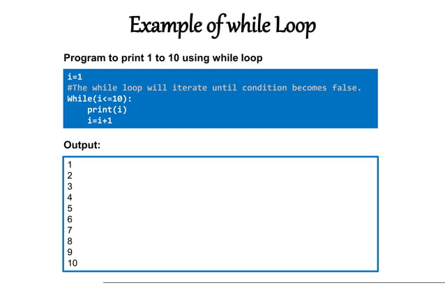 Loops in Python.pptx | Programming Languages | Computing