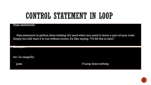 Loops In Pythonpptx Introduction To Loops In Python Ppt