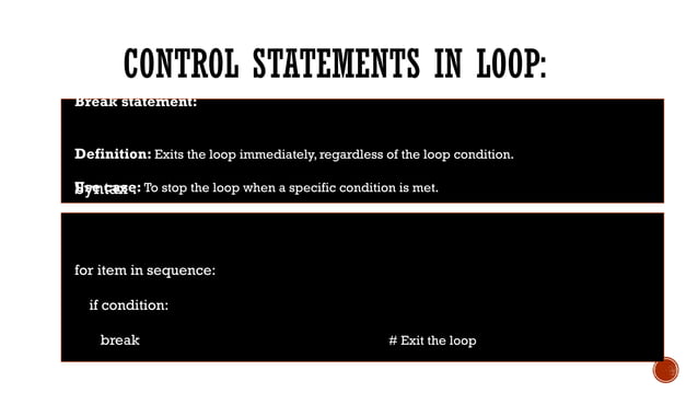 Loops In Pythonpptx Introduction To Loops In Python Ppt