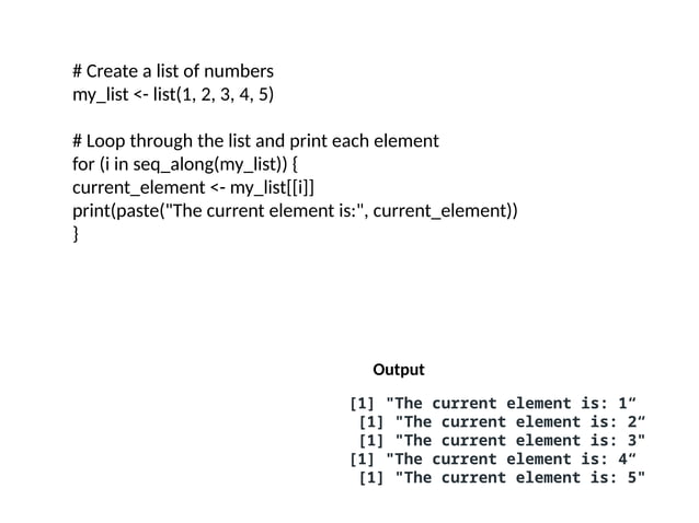 LOOPS IN R PROGRAMMING for while repeat .pptx LOOPS IN R PROGRAMMING for while repeat .pptx