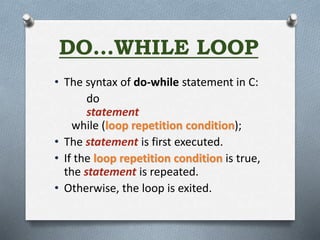 Loops IN COMPUTER SCIENCE STANDARD 11 BY KR | PPTX