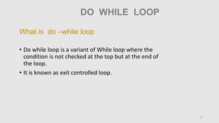 Loop structures | PPT