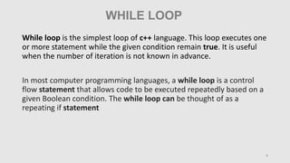 Loop structures | PPT