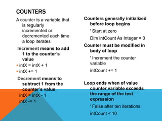 Loop structures chpt_6 | PPT