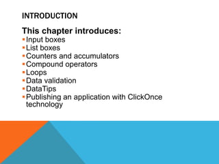 Loop structures chpt_6 | PPT