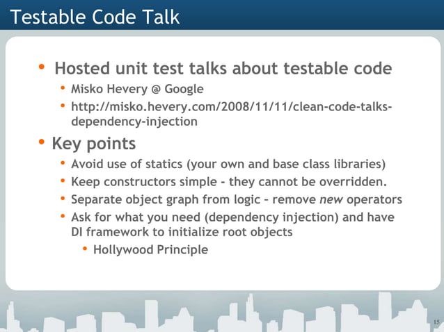 Loopt unit test experiences | PPT