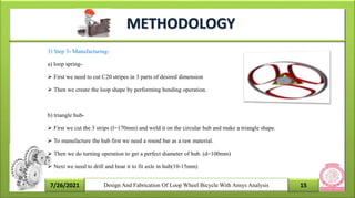Design, Development & Analysis of Loopwheel Technology | PPTX