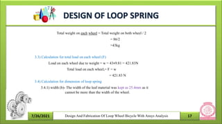 Design, Development & Analysis of Loopwheel Technology | PPTX