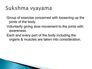 Loosening exercises | PPT