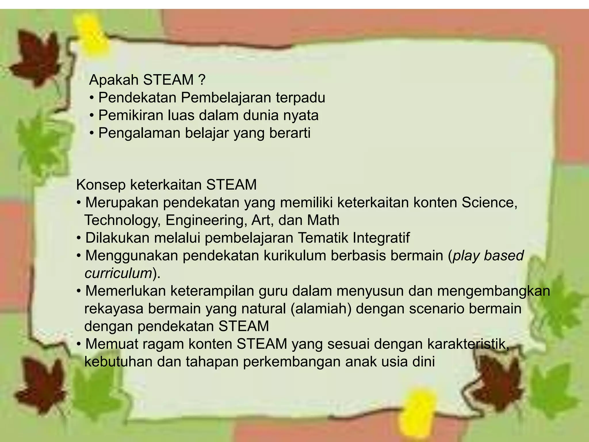 LOOSE PART & STEAM Presentation1.pptx