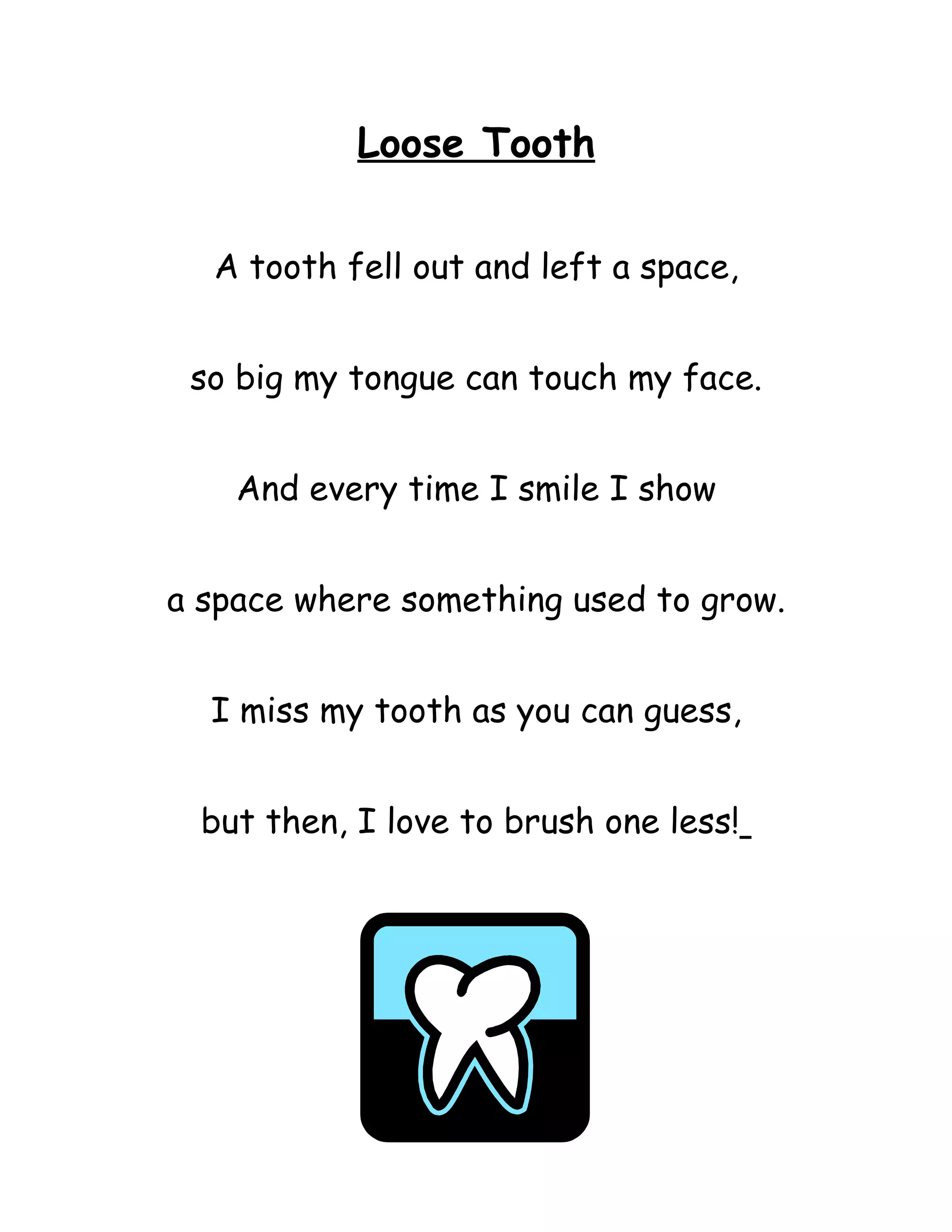 Loose tooth | DOC