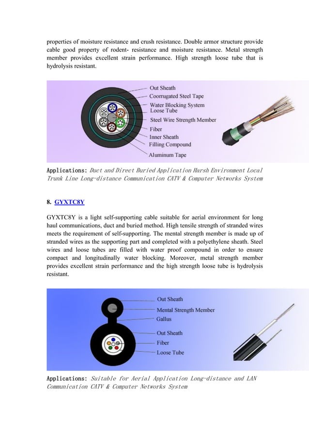 Loose tube cables tutorial | PDF | Home Entertainment Systems ...