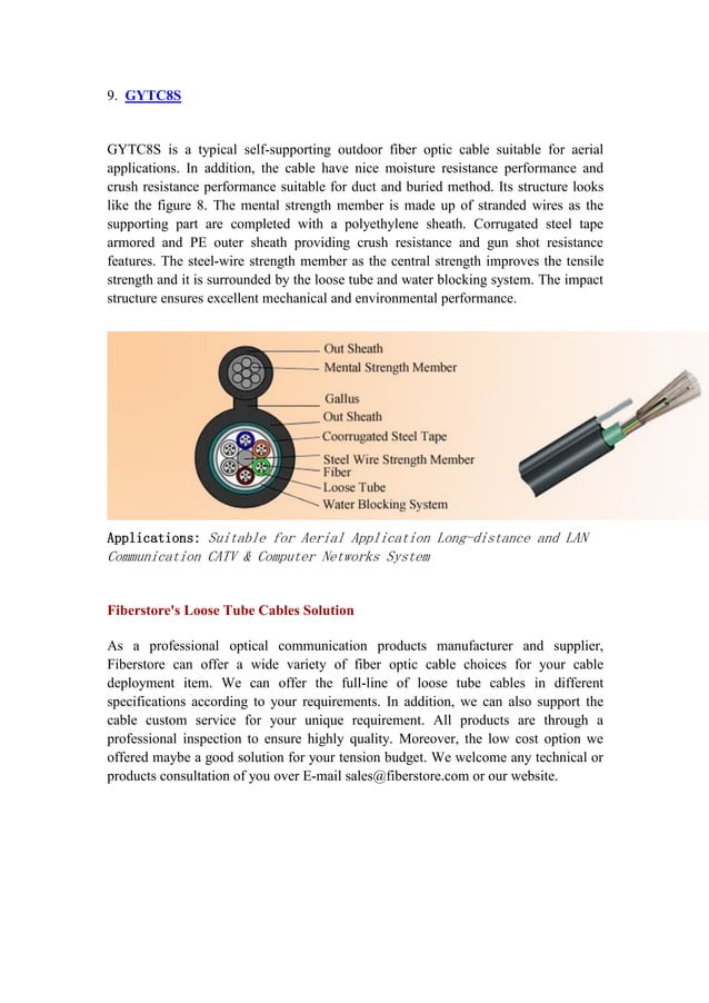 Loose tube cables tutorial | PDF | Home Entertainment Systems ...