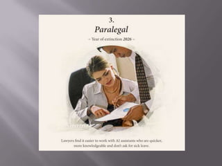 Losing your job to technology infographic | PPTX