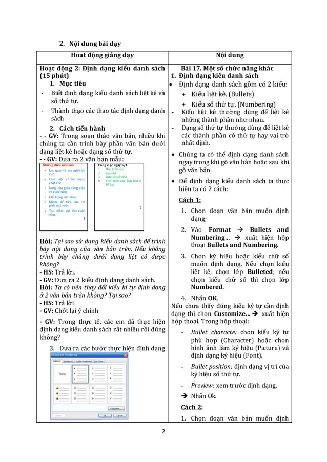 Lop chuong iii- bai 17-mot so chuc nang khac | DOCX